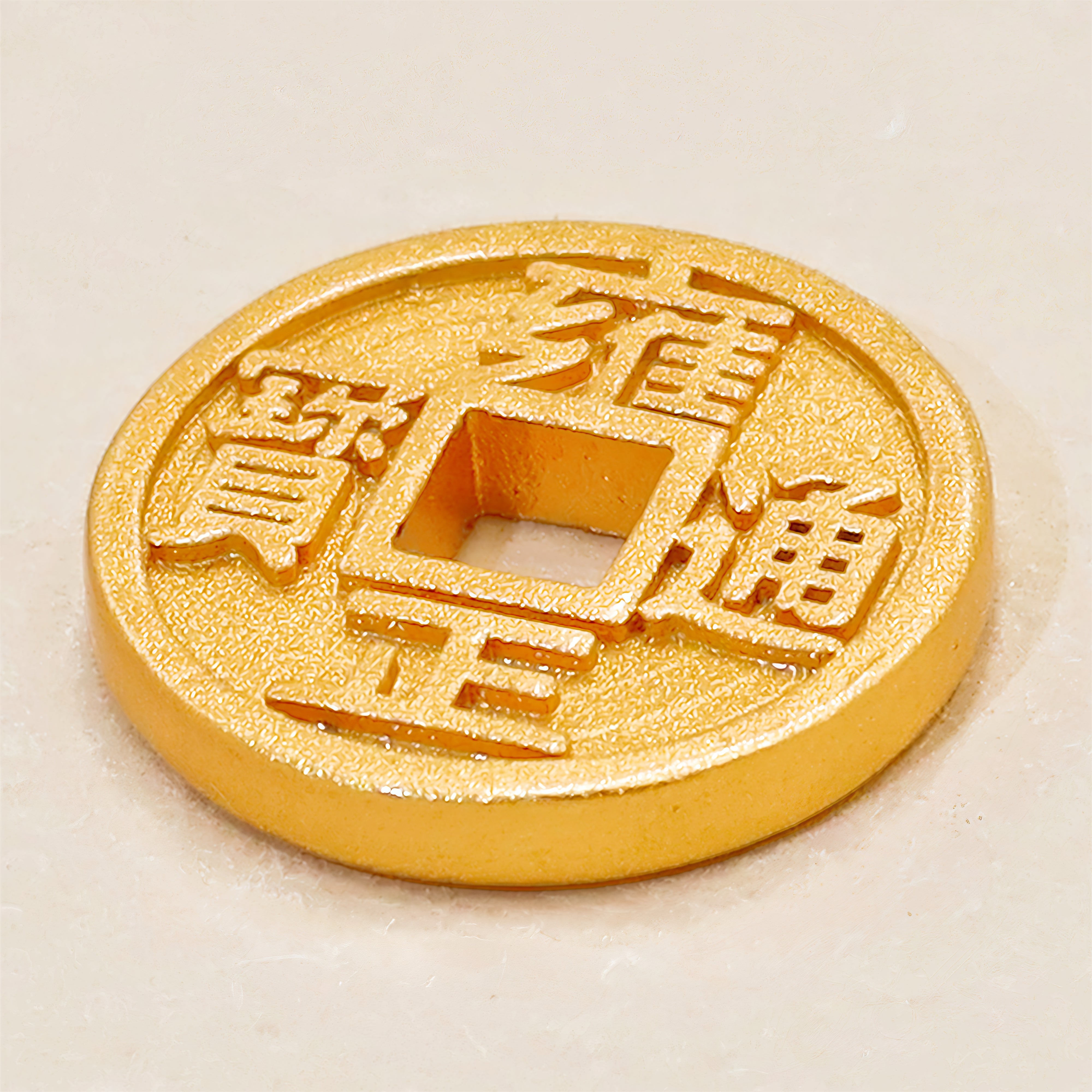 FengShui Coin Gold Plating Charm – Attract Wealth, Luck, and Protectio ...